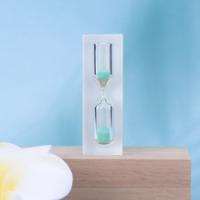 China smalll Acrylic Hourglass Sand Clock 5 Minutes 3 minutes 2 Minutes 1 Minutes Free Sample for sale