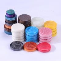 China Resin Custom Backgammon Set 30 Pieces Marble Backgammon Chips for sale