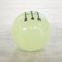 China Universal Car Gear Shift Knob Luminous Shift Stick Knob with 3 Adapters Red blue green for Manual Automatic Vehicles for sale