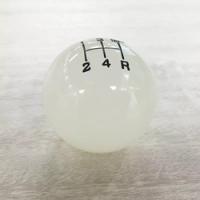 China Universal Car Gear Shift Knob Luminous Shift Stick Knob with 3 Adapters Red blue green for Manual Automatic Vehicles for sale