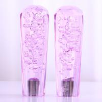 China Craft Resin Shift Knob Purple Blue Crystal Shift Knob 248g for sale
