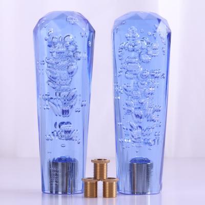 China Skyringe Resin Shift Knob Blue Purple Crystal shift knob universal for sale