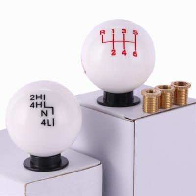 China Universal Resin Shift Knob 6 Speed Gear Shift Knob Free Sample for sale