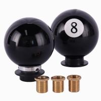 China factory custom universal billiard black 8 high quality ball head car gear shift knob for sale
