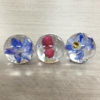 China Dry Flower Gear Shift Knob , Dia70mm Clean Dandelion Gear Knob for sale