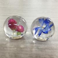 China Dry Flower Gear Shift Knob , Dia70mm Clean Dandelion Gear Knob for sale