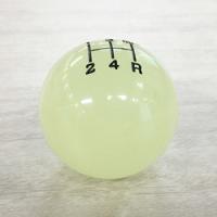 China Luminous Ball Glow In The Dark Gear Stick Shift Knob M12x1.25 Threaded shift knob for sale