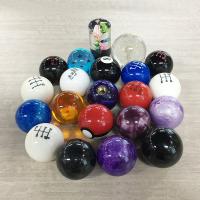 China Factory price all in one Customized resin gear shift knob Metal nut shift knob custom car accessory 54 MM car gear shift knob for sale