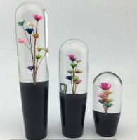 China Craft Decoration Resin Shift Knob Flower Resin Gear Knob 10cm 15cm for sale