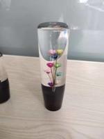 China Craft Decoration Resin Shift Knob Flower Resin Gear Knob 10cm 15cm for sale