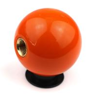 China Custom Resin Billiard Shift Knob White  Black Orange  ISO9001 Certificated for sale