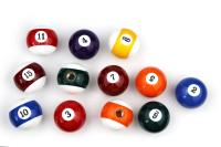 China Custom Resin Billiard Shift Knob White  Black Orange  ISO9001 Certificated for sale