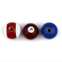 China Custom Resin Billiard Shift Knob White  Black Orange  ISO9001 Certificated for sale