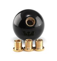 China Acrylic Resin Shift Knob Black 8 Ball Gear Stick Knob Size Customized for sale