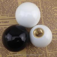 China Acrylic Resin Shift Knob Black 8 Ball Gear Stick Knob Size Customized for sale