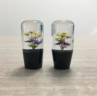 China 10cm 15cm Resin Flower Shift Knob For Car Shifter SGS Certificated for sale
