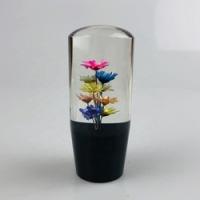 China 10cm 15cm Resin Flower Shift Knob For Car Shifter SGS Certificated for sale