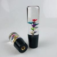 China 10cm 15cm Resin Flower Shift Knob For Car Shifter SGS Certificated for sale