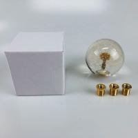 China 70mm Crystal Resin Shift Knob Real Flowers Dandelion Shift Knob for sale
