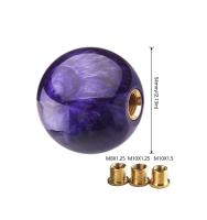 China Custom Colorful Ball Gear Shift Knob Resin 54mm OEM Accpetable for sale