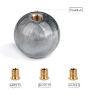 China Dia57mm Resin Shift Knob Ball Head With Adapters Easy Install for sale