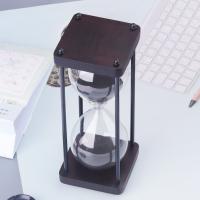 China Creative Glass Hourglass Traditional Rectangle Coloured Sand Timers Free Sample for sale