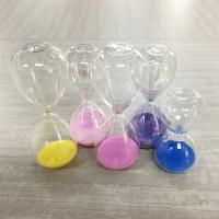 China Flat Glass Sand Hourglass Timer Logo Customized Contemporary Style for sale