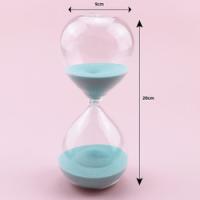 China Flat Glass Sand Hourglass Timer Logo Customized Contemporary Style for sale