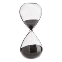 China 15 30 60 Minutes Glass Hourglass Sand Timer Size Customized for sale