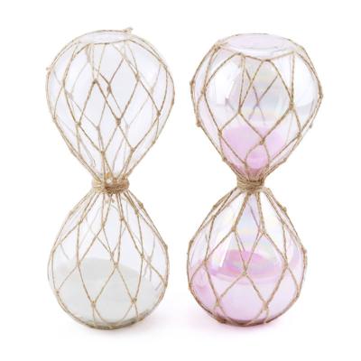 China Skyringe Glass Hourglass DIY Sand Clock 15 Minutes 30 Minutes for Bedroom for sale