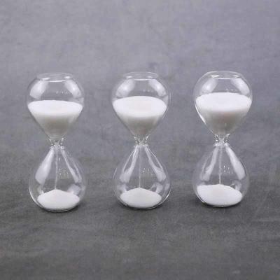 China White Mini Hourglass Sand Timer  1 Minutes Shower Timer Hourglass for sale