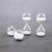 China White Mini Hourglass Sand Timer  1 Minutes Shower Timer Hourglass for sale