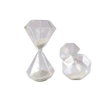 China Diamond Sand Timer Hourglass 1-30min Logo Customized Timekeeping Device for sale