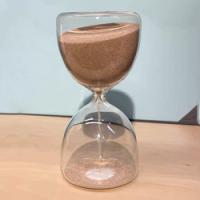 China Decorative Clear Glass Hourglass Morden Luxury Style ISO9001 Certificated for sale