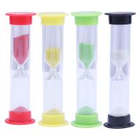 China Mini Brushing 2 Minute Hourglass Timer Customized Unique Sand Timers for sale