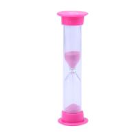 China 1 3 5 Minutes Plastic Hourglass Timers Color Customized For Brushing for sale