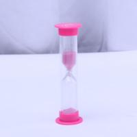 China 1 3 5 Minutes Plastic Hourglass Timers Color Customized For Brushing for sale