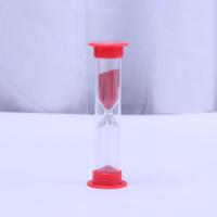 China 1 3 5 Minutes Plastic Hourglass Timers Color Customized For Brushing for sale