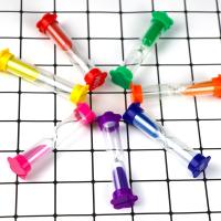 China Colorful Plastic Hourglass Timer Flower Shape Base Sand Timer For Kids Education for sale