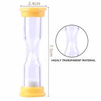 China Colorful Sand Timer 30 Second 1 Minute Sand Clock Hourglass for sale