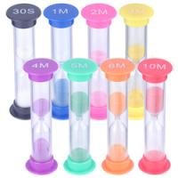 China Customized Plastic Hourglass Sand Clock 10 Minute Hourglass Sand Timer for sale
