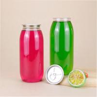 China 650ml Fresh Juice Plastic Beverage Bottles Custom PET For Mineral Water for sale