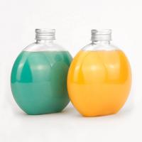 China 300ml Plastic Beverage Bottles Clear Plastic Juice Bottles With Twist Off Cap for sale