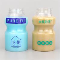 China PET Square Juice Bottles Plastic 500ml Screen Printing With Lid for sale
