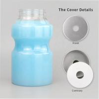 China PET Square Juice Bottles Plastic 500ml Screen Printing With Lid for sale