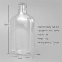 China Aluminum Cap Plastic Beverage Bottles 30g PET Juice Bottle Container for sale