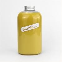 China Screen Printing Plastic Beverage Bottles ODM Natural Unique PET Round Bottle for sale