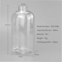 China Screen Printing Plastic Beverage Bottles ODM Natural Unique PET Round Bottle for sale