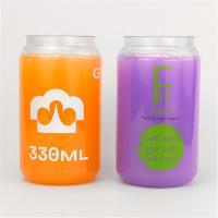 China 330ml Plastic Beverage Bottles water juice bottle With Screw Cap for sale