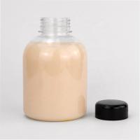 China 400ml Plastic Beverage Bottles PET Plastic Drink Bottles OEM Logo With Lid Caps for sale